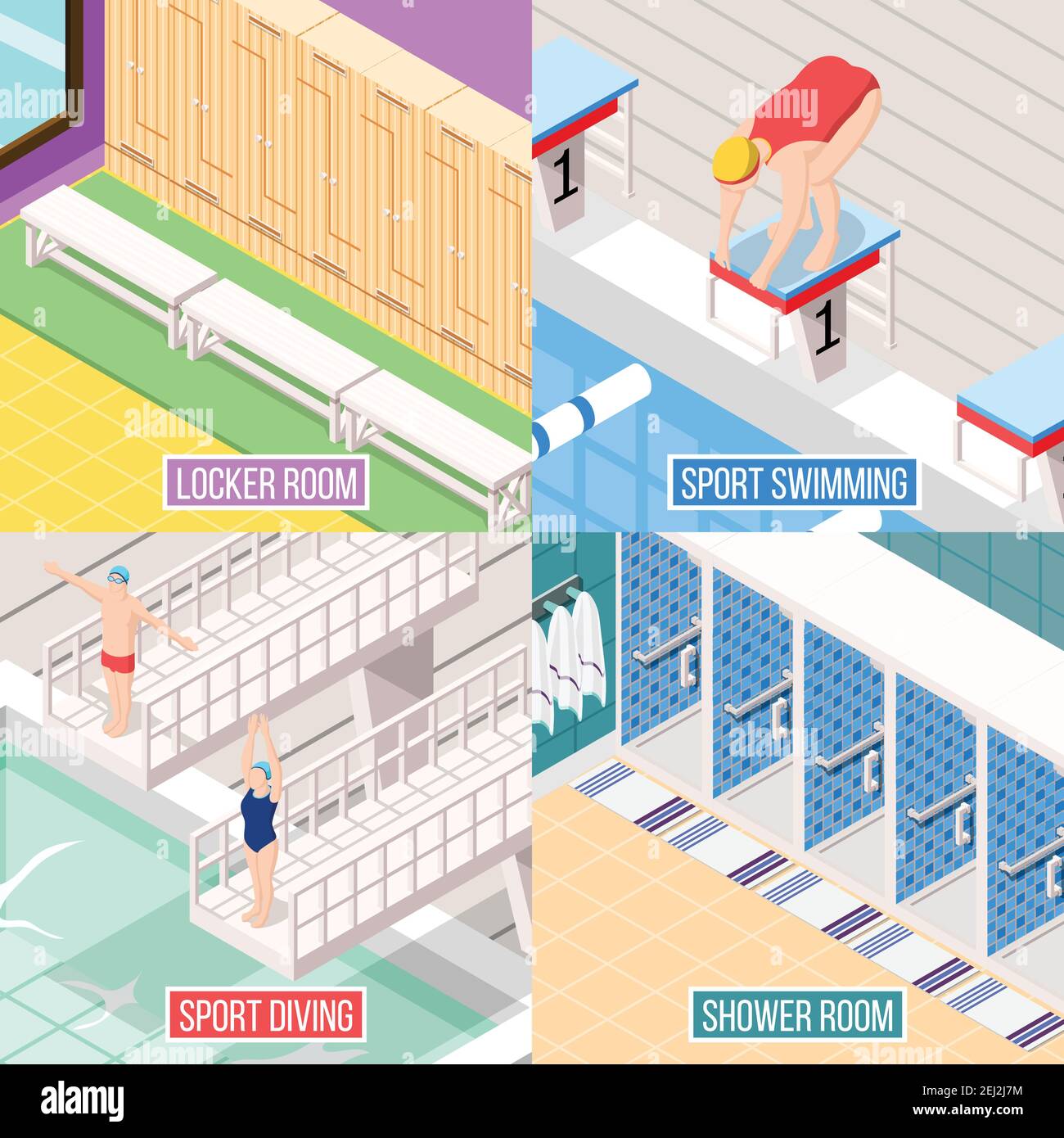 Olympic Swimming Pool Diagram