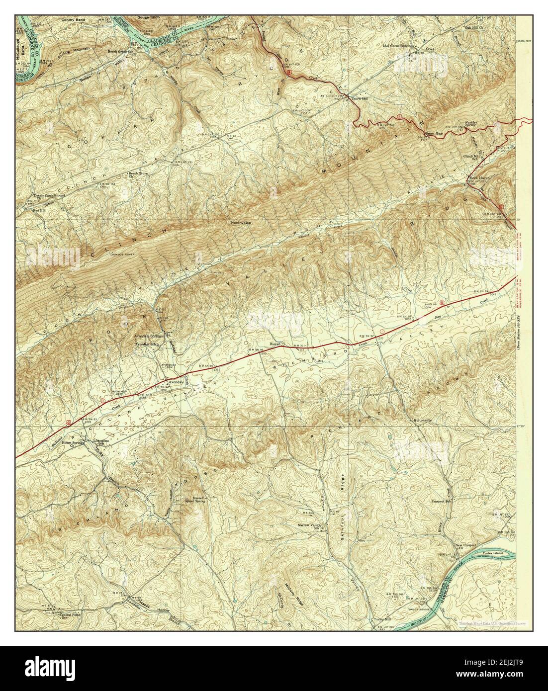 Map of avondale hi-res stock photography and images - Alamy