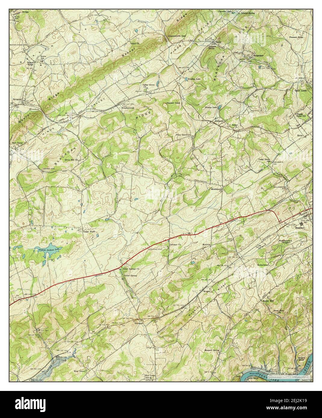 Bearden, Tennessee, map 1940, 1:24000, United States of America by ...