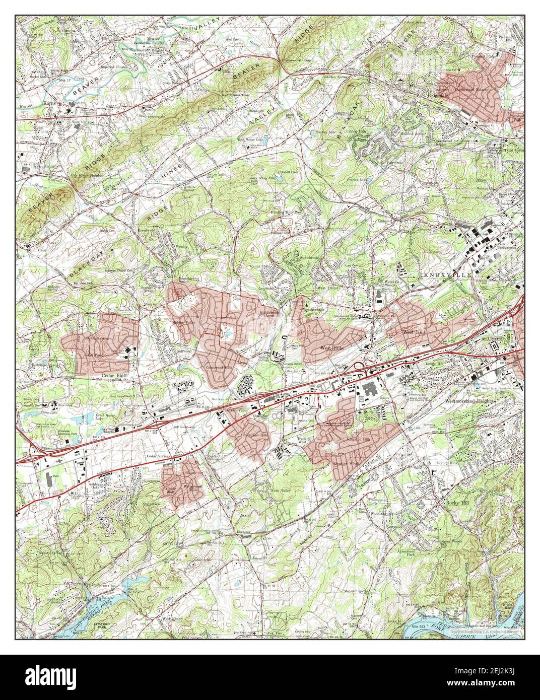 Bearden, Tennessee, map 1978, 1:24000, United States of America by ...