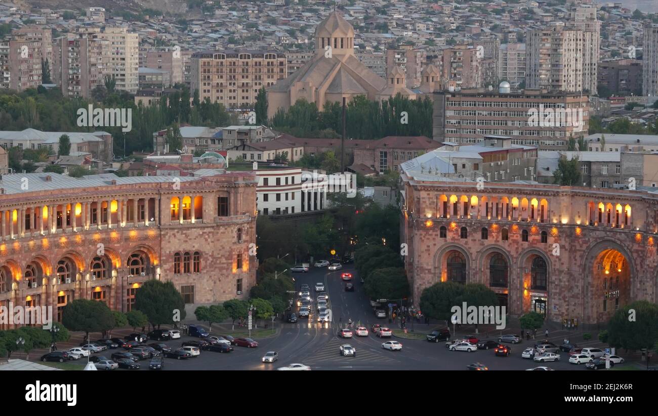 YEREVAN, ARMENIA, CAUCASUS, 28 AUGUST 2019 Saint Gregory the ...