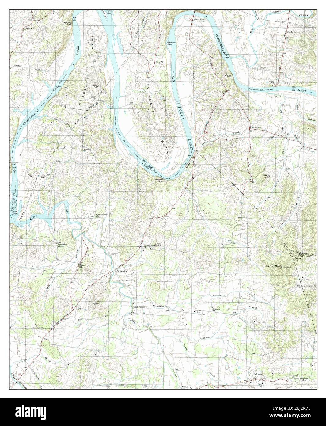 Bellwood, Tennessee, map 1994, 1:24000, United States of America by ...