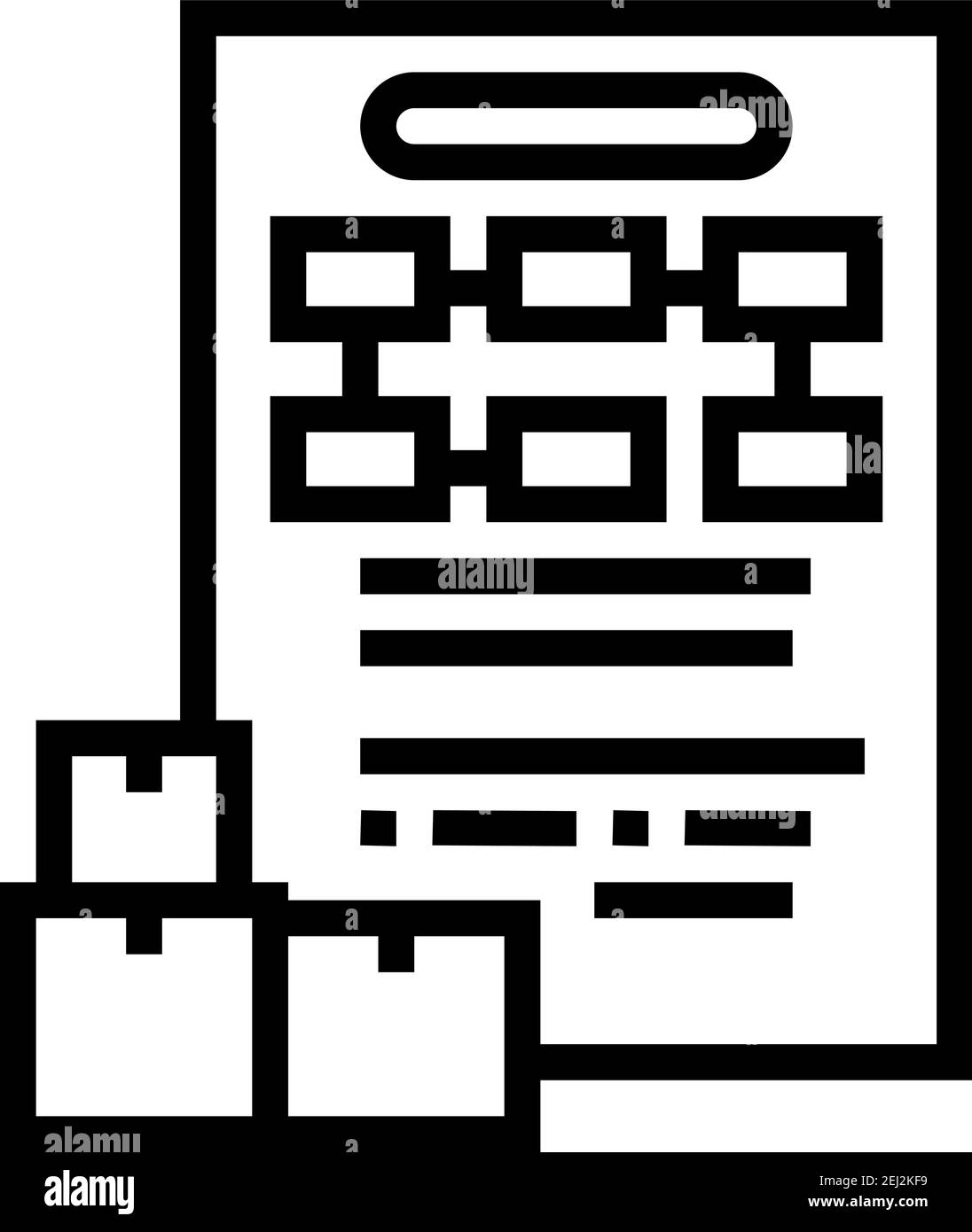 order management line icon vector illustration Stock Vector Image & Art ...