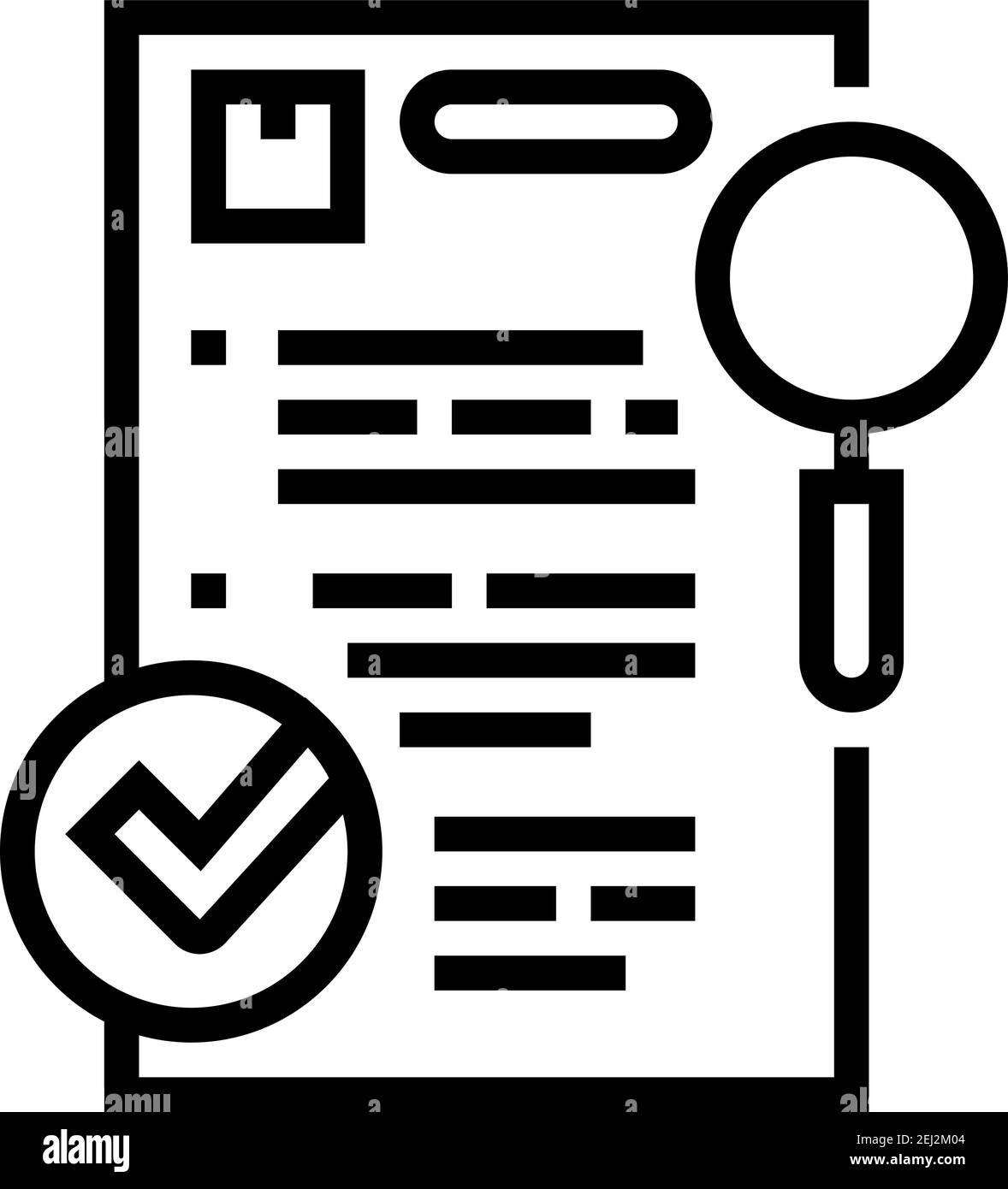 requisition review line icon vector illustration Stock Vector Image ...