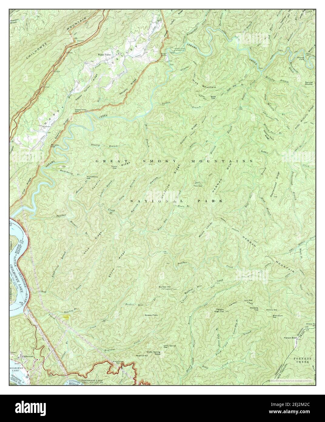 Calderwood, Tennessee, map 1964, 1:24000, United States of America by ...