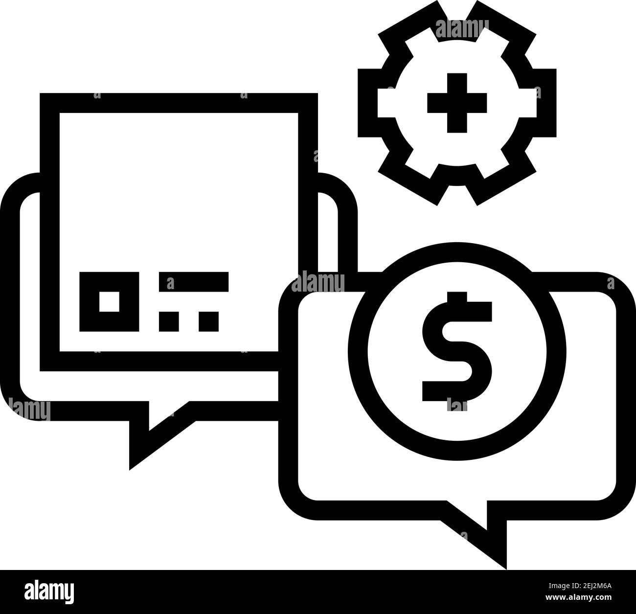 procurement process line icon vector illustration Stock Vector Image ...