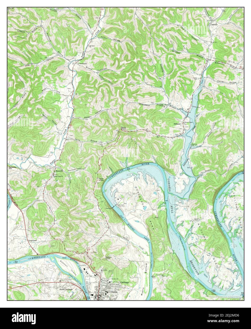 Carthage historic map hi-res stock photography and images - Alamy