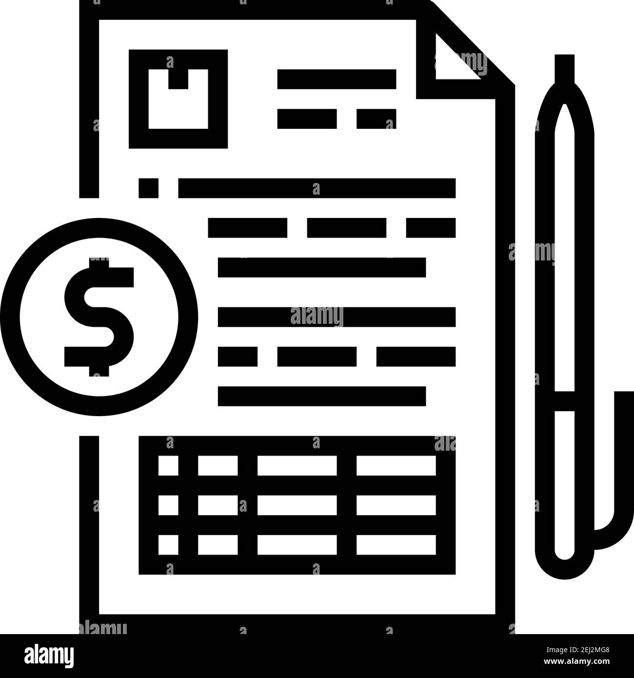 record keeping line icon vector illustration Stock Vector Image & Art ...