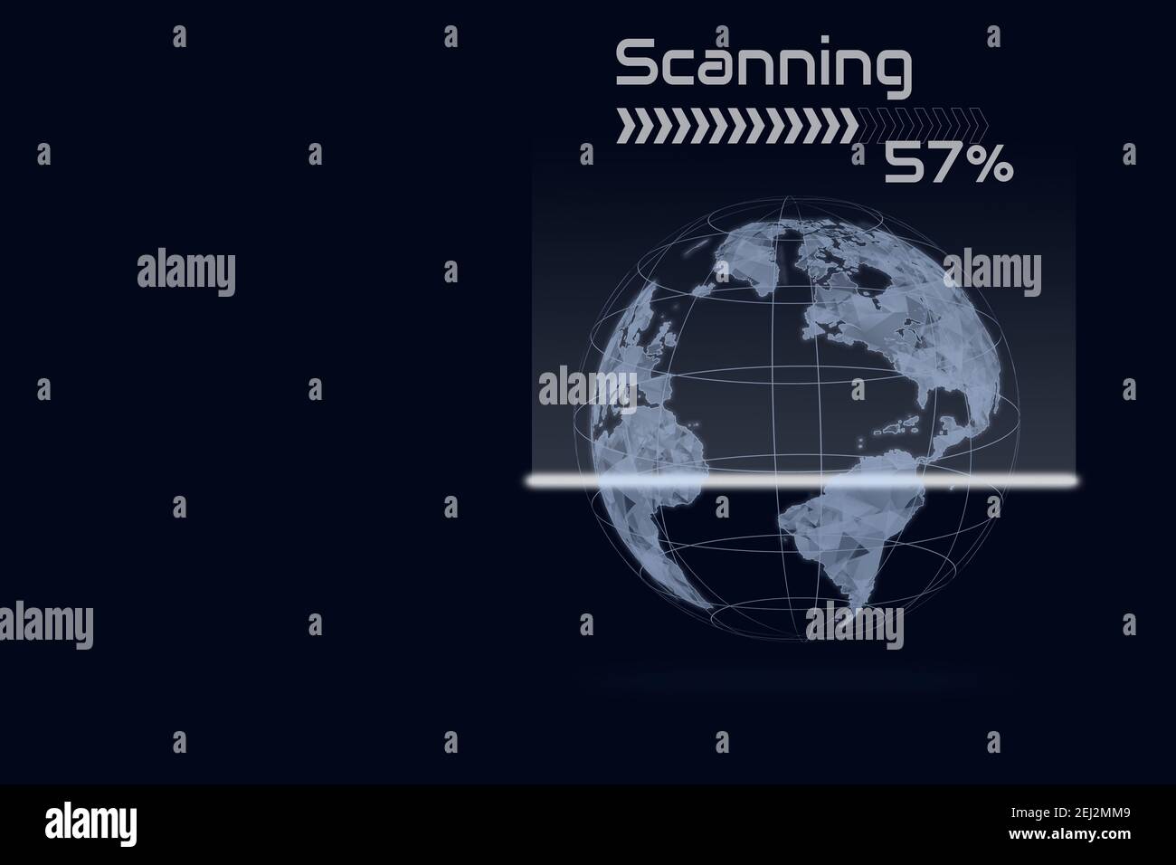Internet network for fast data exchange around planet Earth from space ...