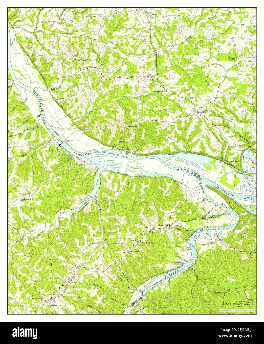 Cheatham dam Cut Out Stock Images & Pictures - Alamy