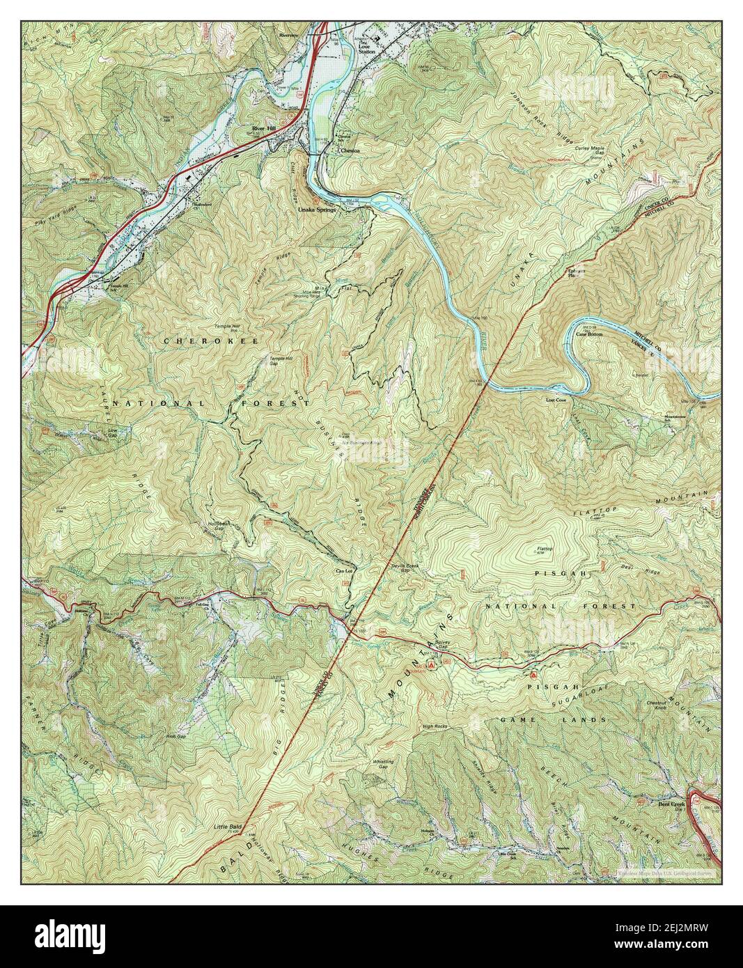 Chestoa, Tennessee, map 2003, 1:24000, United States of America by ...