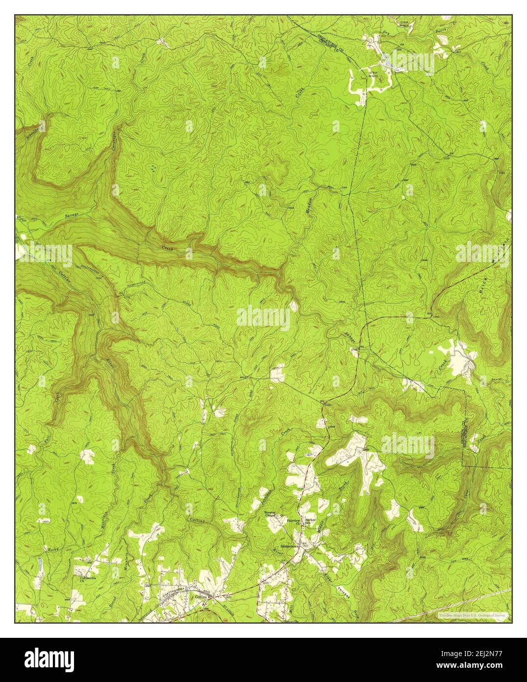 Collins, Tennessee, map 1956, 1:24000, United States of America by ...
