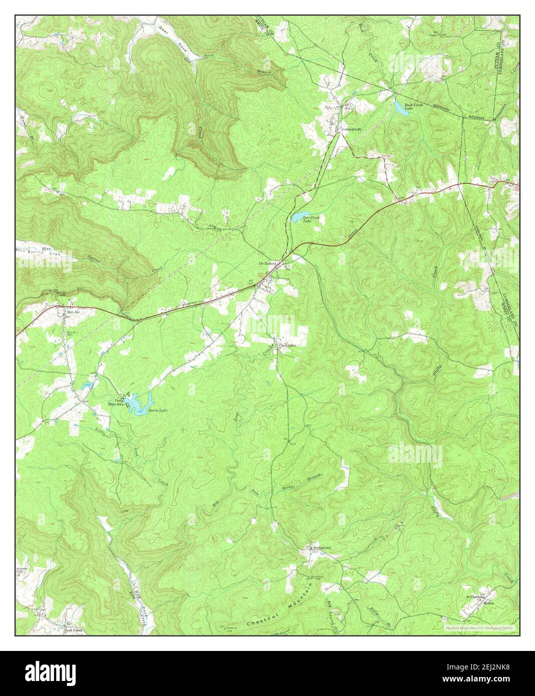 De Rossett, Tennessee, map 1954, 1:24000, United States of America by ...