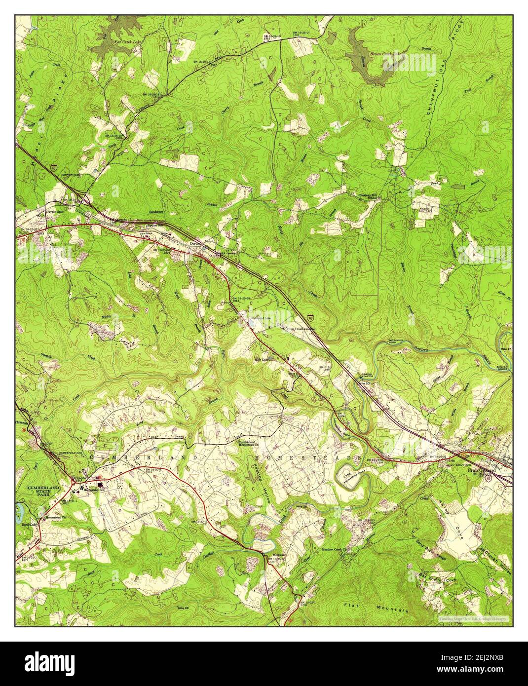 Dorton, Tennessee, map 1949, 1:24000, United States of America by ...