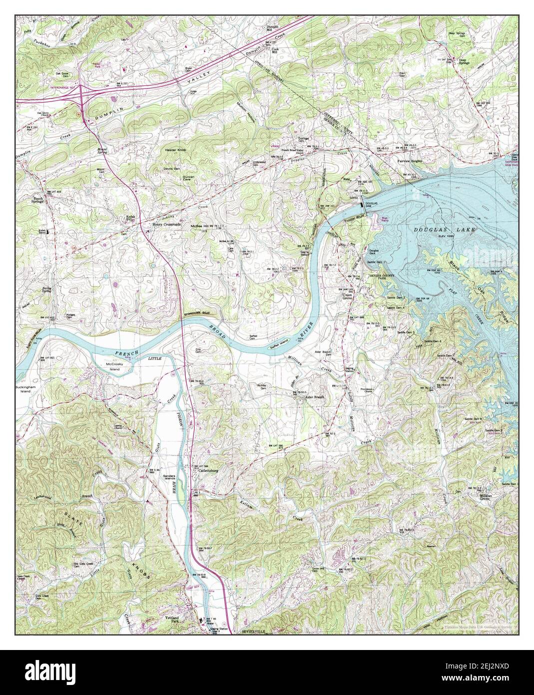 Douglas dam Cut Out Stock Images & Pictures - Alamy