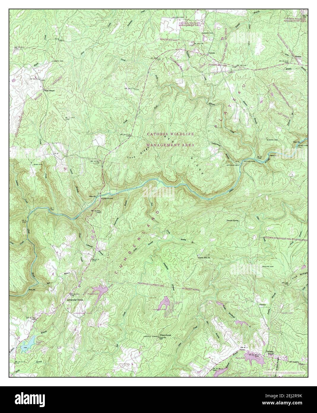 Map of fox creek Cut Out Stock Images & Pictures - Alamy