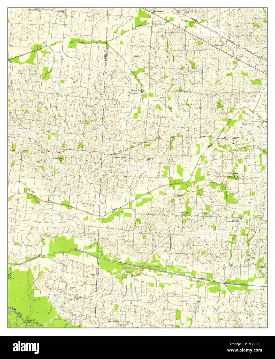 Gardner, Tennessee, map 1956, 1:24000, United States of America by ...