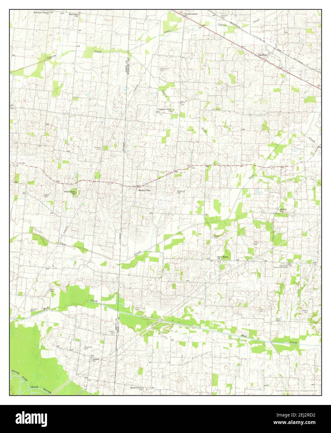 Gardner, Tennessee, map 1956, 1:24000, United States of America by ...