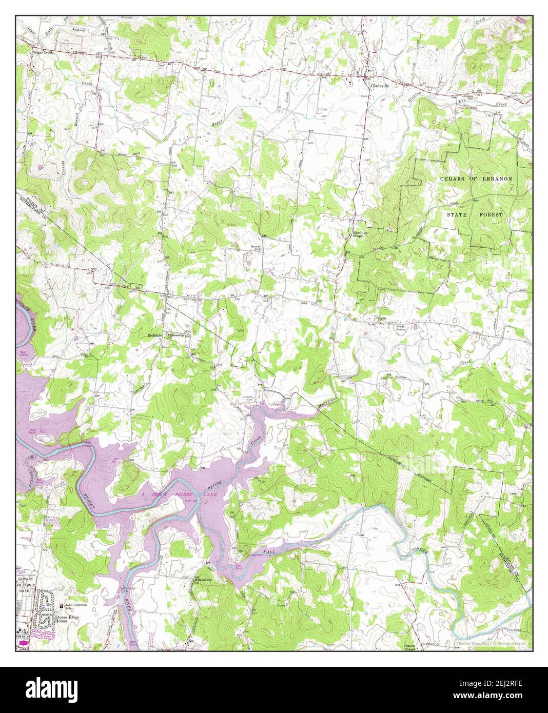 Gladeville, Tennessee, map 1956, 1:24000, United States of America by ...