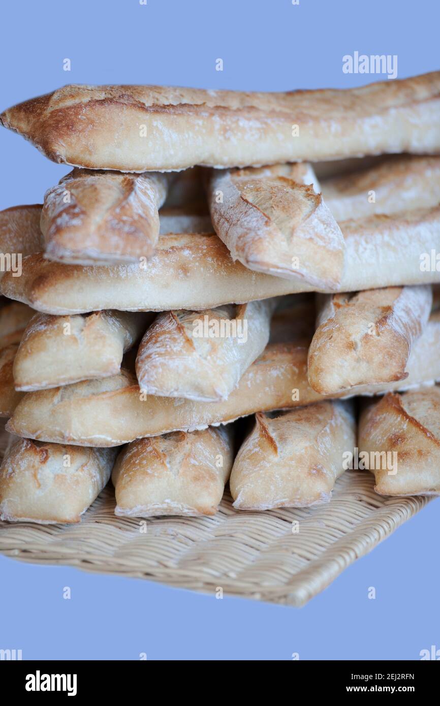 Sourdough bread. Bakery bread with golden crust bread. Flour bread ...