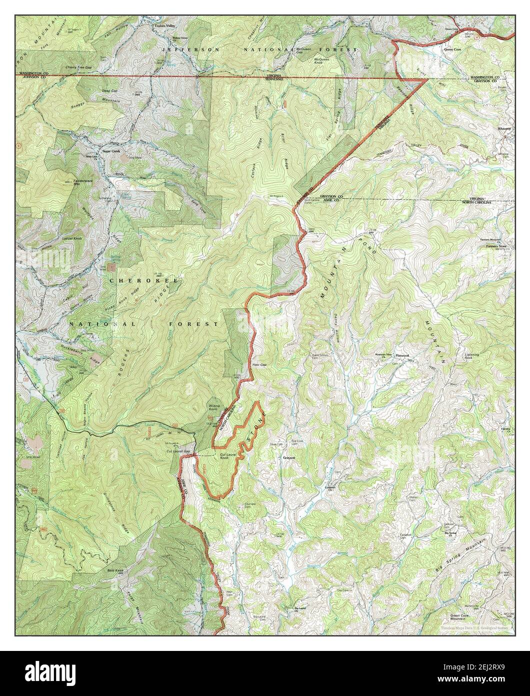 Grayson, Tennessee, map 2003, 1:24000, United States of America by ...