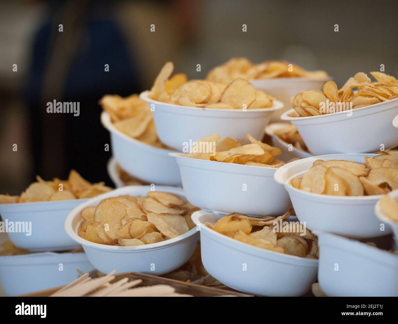 Appetising of different types of finger food for appetizer. Selective ...