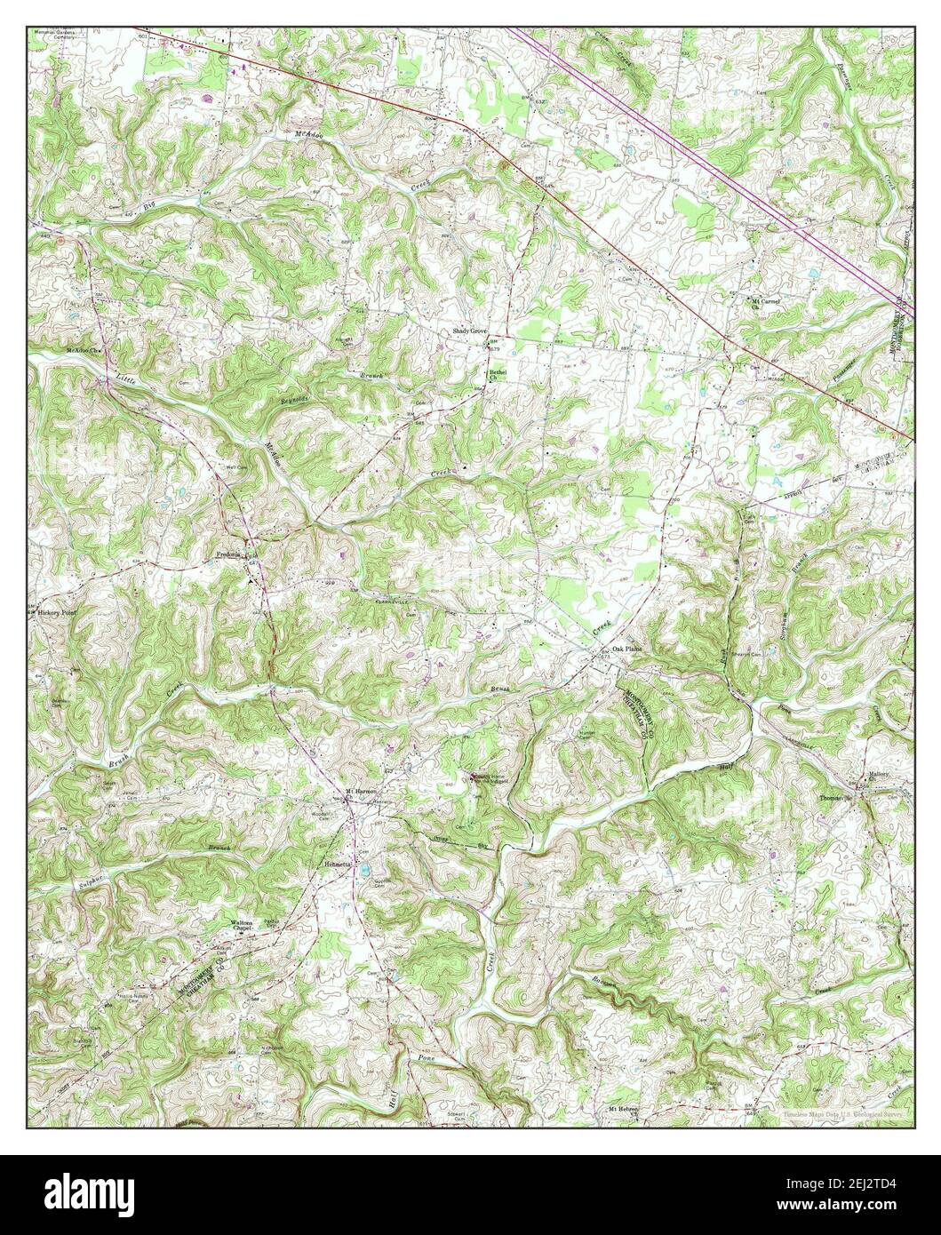 Henrietta, Tennessee, map 1957, 1:24000, United States of America by ...