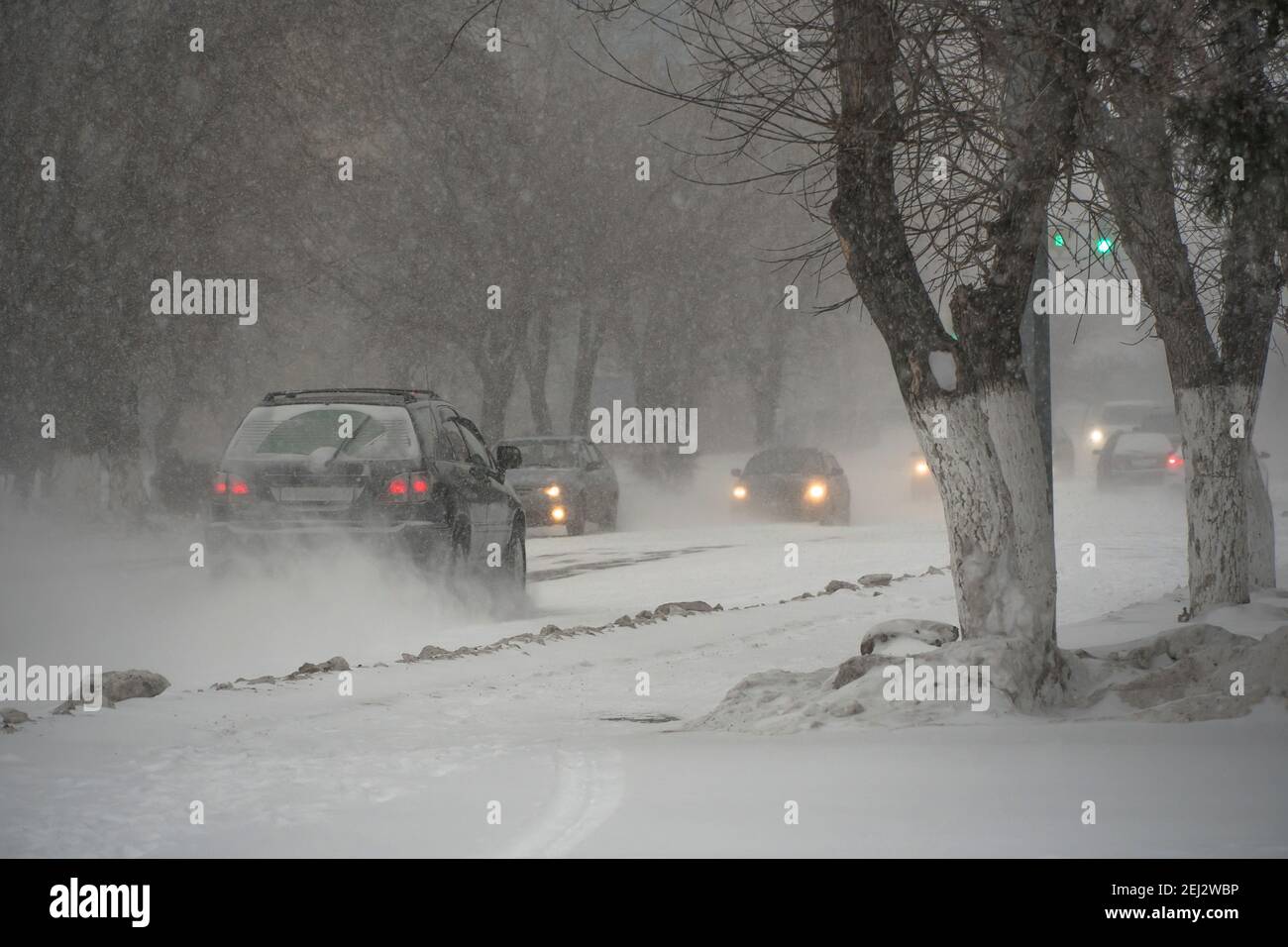 Bad Snow Storm Night