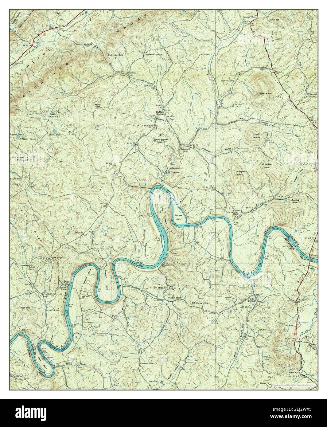 Joppa, Tennessee, map 1939, 1:24000, United States of America by ...