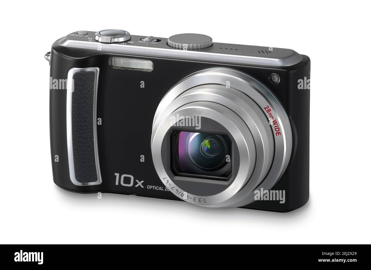 Digital compact camera on white background. Studio shot Stock Photo - Alamy