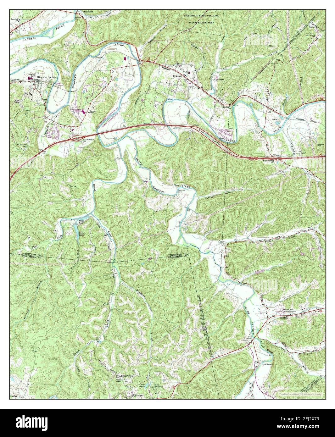 Kingston Springs, Tennessee, map 1966, 1:24000, United States of ...