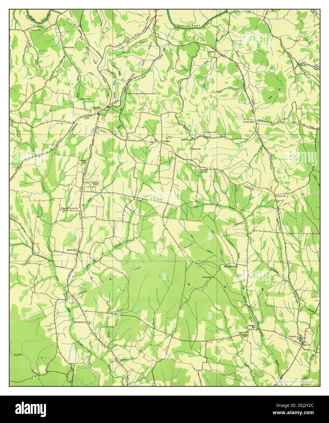 Old map lincoln county hi-res stock photography and images - Alamy