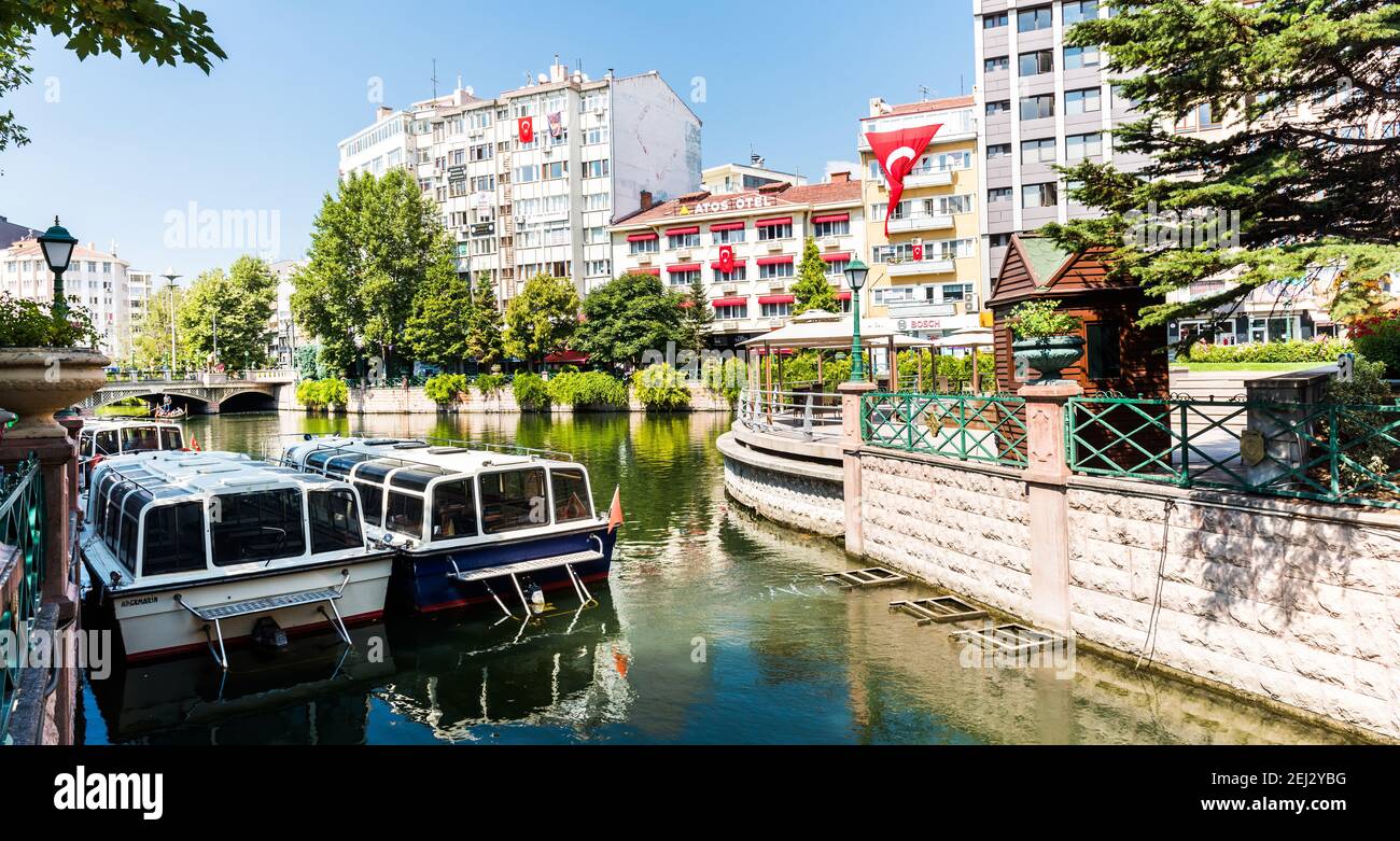 ESKISEHIR, TURKEY - SEPTEMBER 1, 2020: Beautiful view of Eskisehir City ...