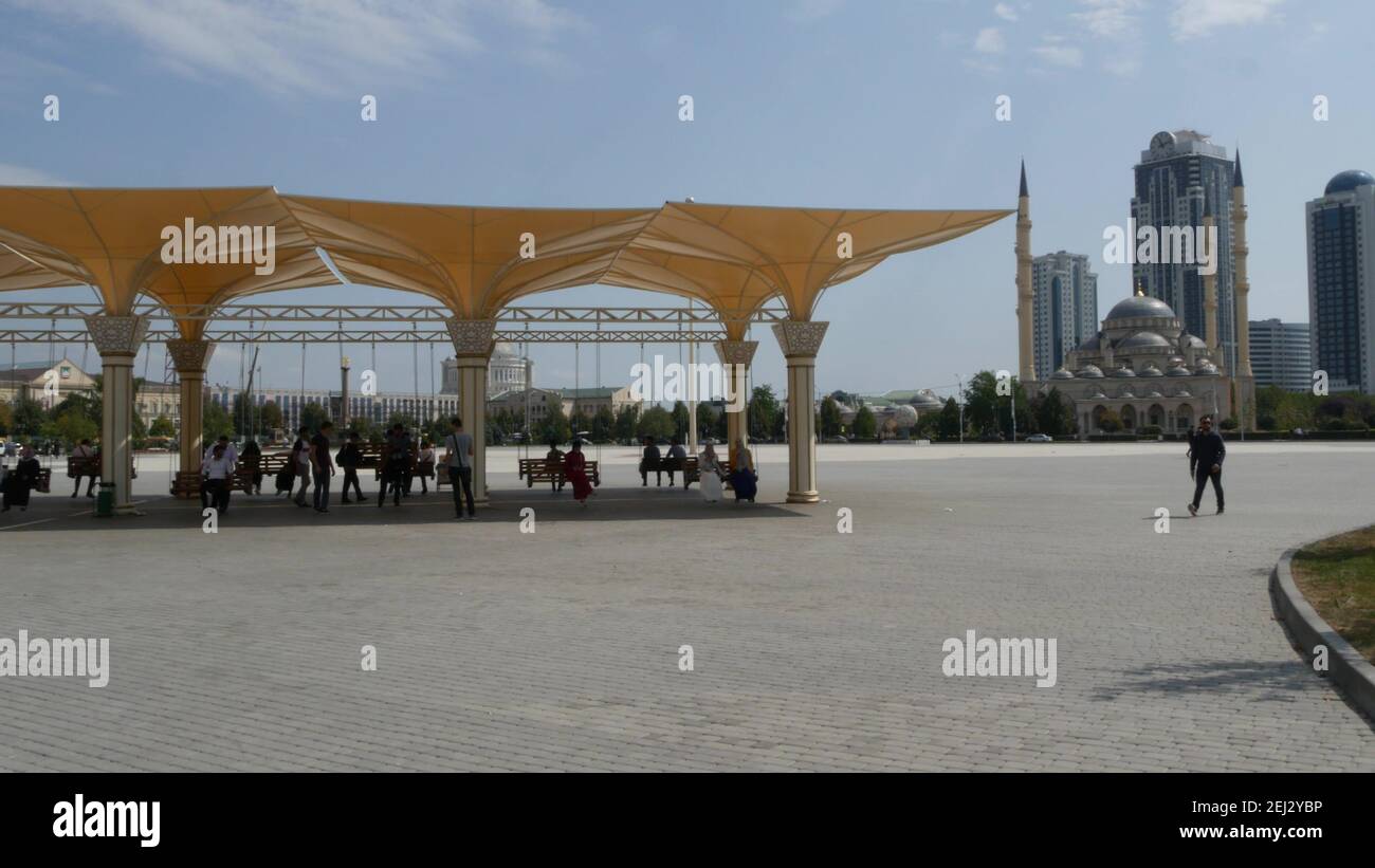 GROZNY, THE CHECHEN REPUBLIC OF ICHKERIA, CAUCASUS, RUSSIA, 6 SEPTEMBER ...