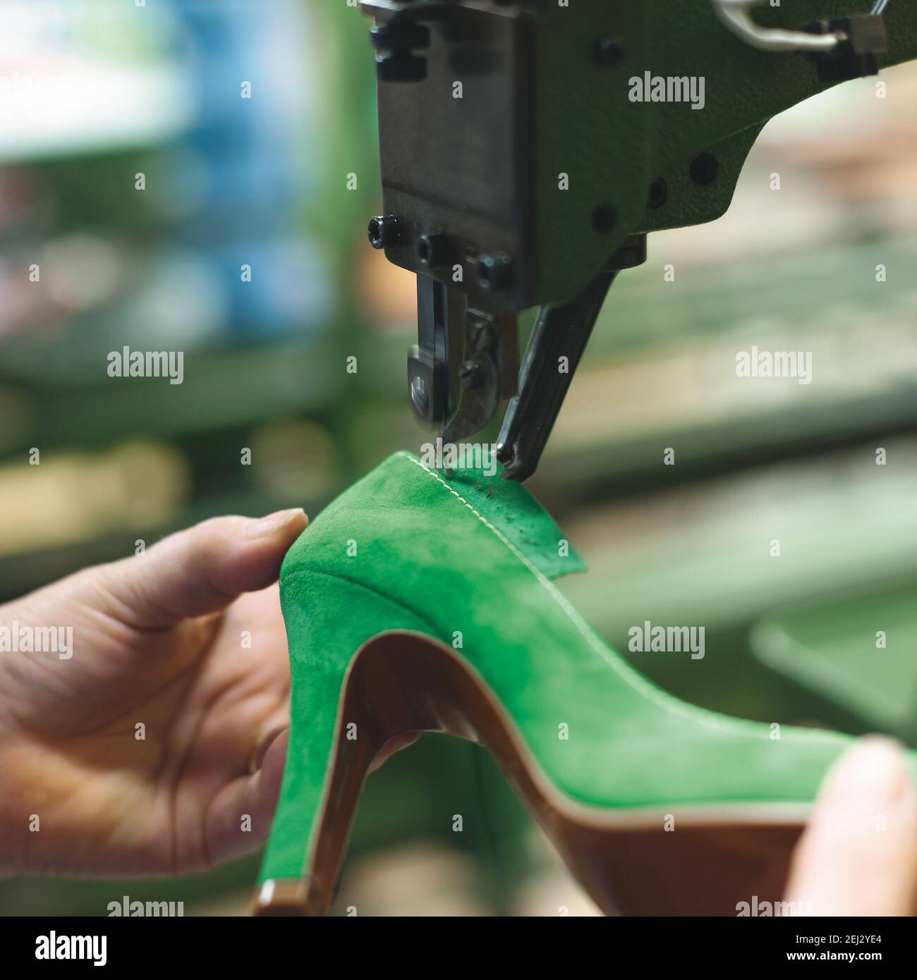 How to build a shoe. Artisan processing phase for the construction of ...