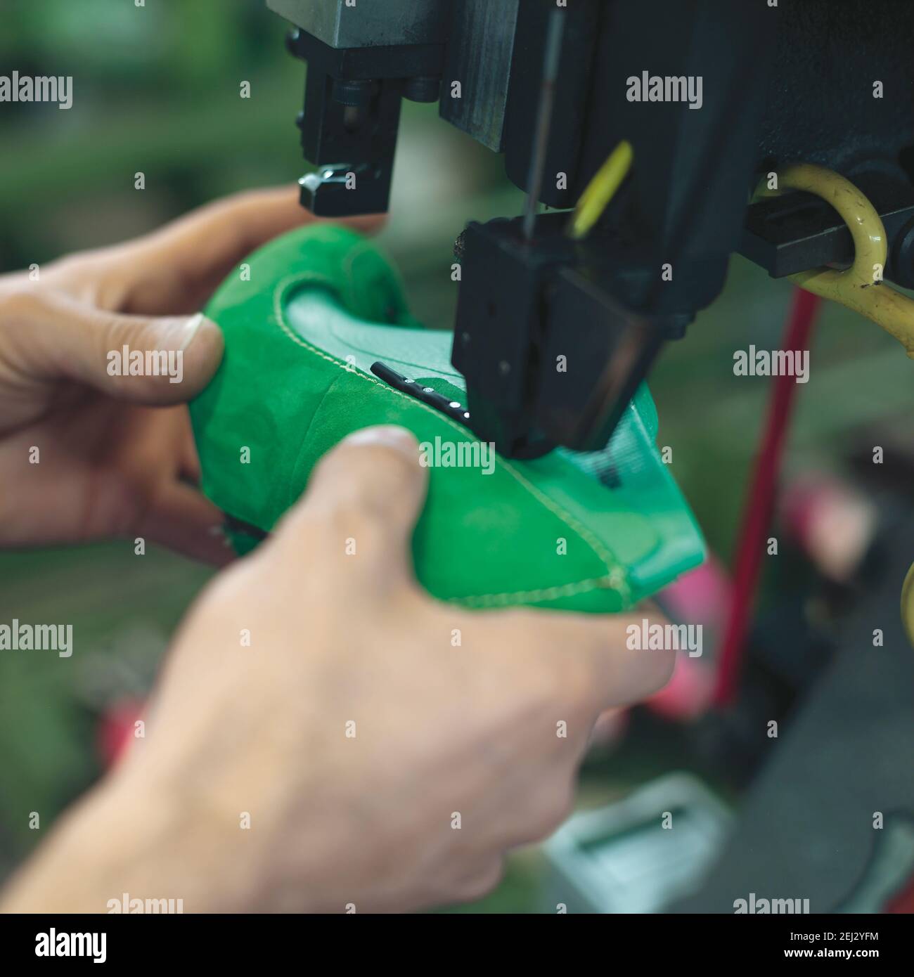 How to build a shoe. Artisan processing phase for the construction of ...