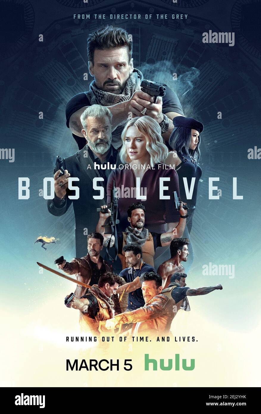 BOSS LEVEL (2020), directed by JOE CARNAHAN. Credit: WarParty Films ...