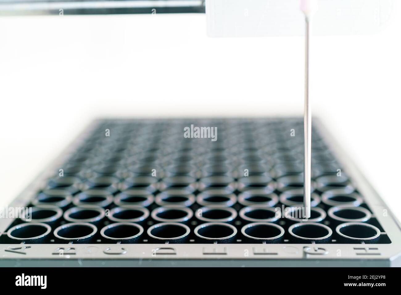 microbiological research pipette robot Stock Photo - Alamy