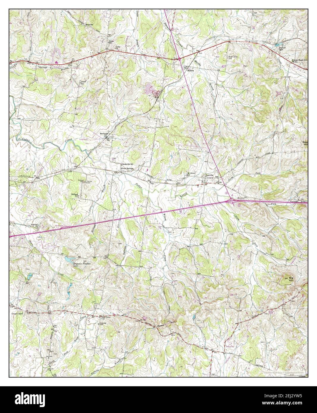 Martha, Tennessee, map 1951, 1:24000, United States of America by ...