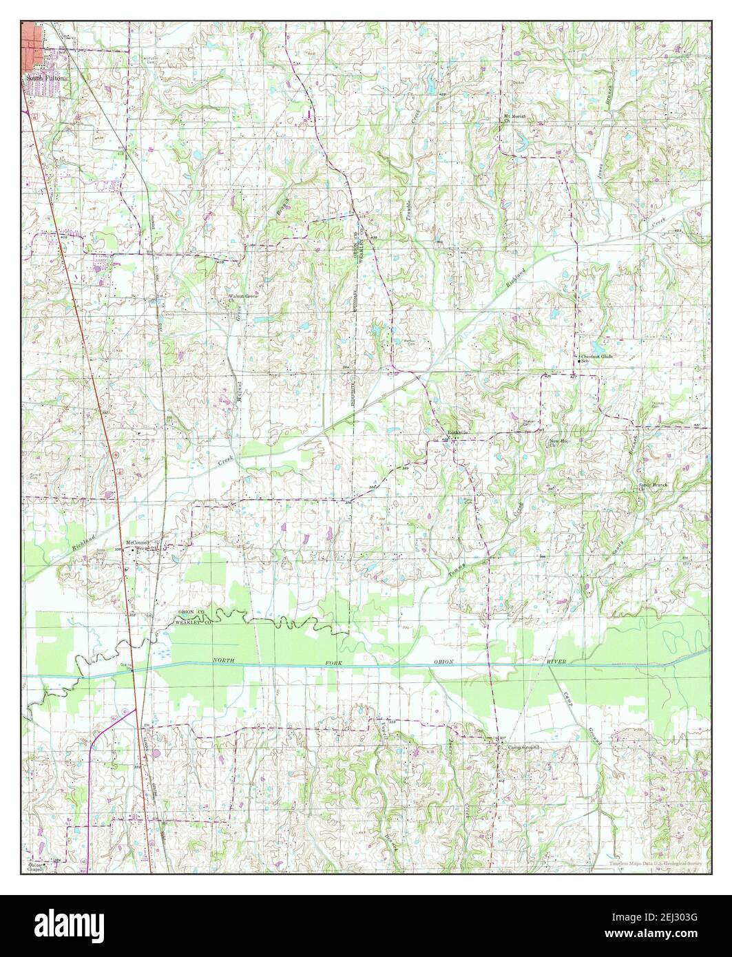 Map of connell hi-res stock photography and images - Alamy