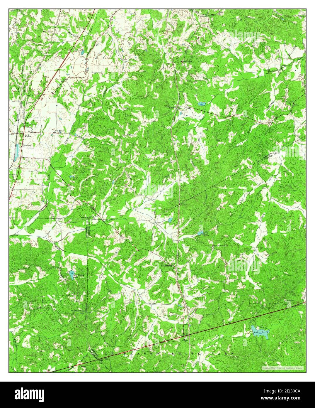 Medon, Tennessee, map 1961, 1:24000, United States of America by ...