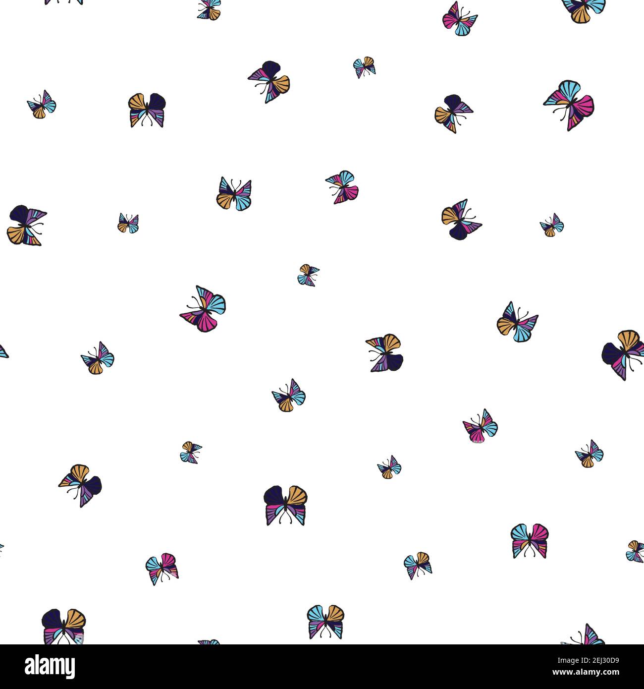 Little yellow butterflies Stock Vector Images - Alamy