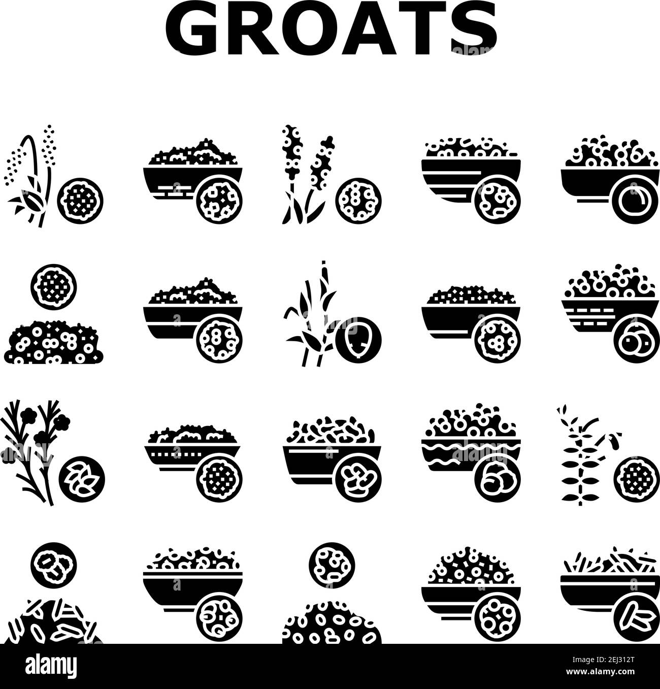 Semolina pack Stock Vector Images - Alamy