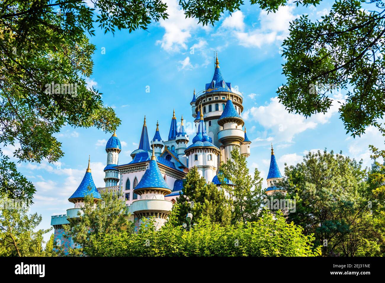 Fairytale Castle in Sazova Park (Science Art and Culture Park) in ...