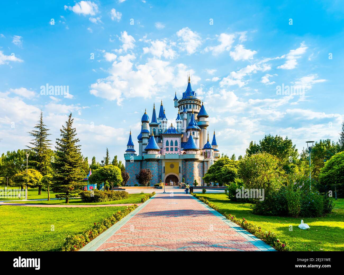 Fairytale Castle in Sazova Park (Science Art and Culture Park) in ...