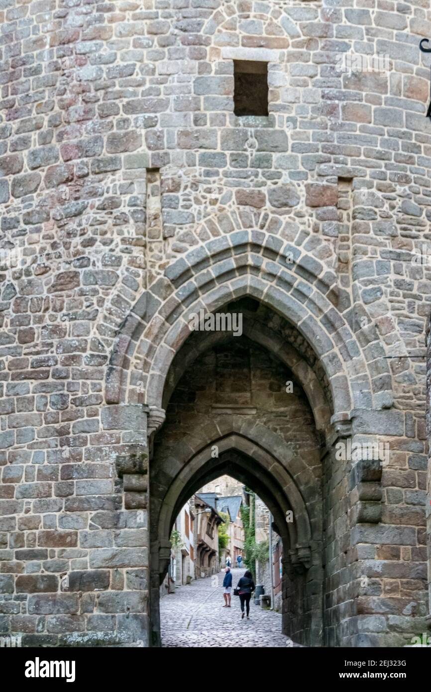 Castle of the city of Dinan. France Stock Photo - Alamy