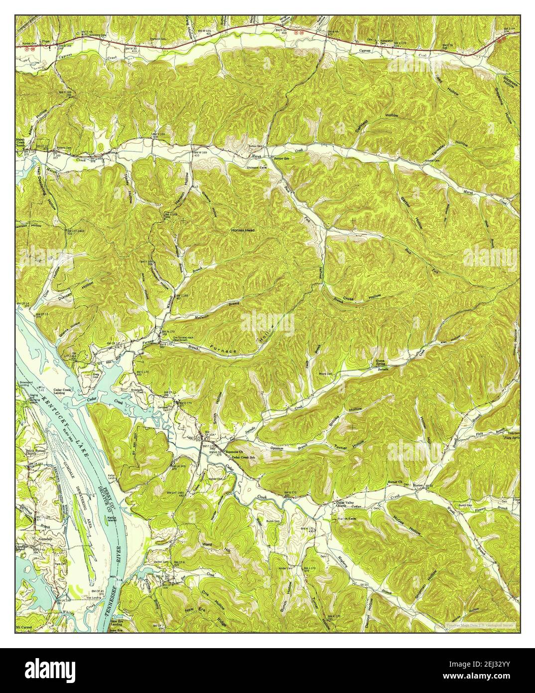 Pope, Tennessee, map 1949, 1:24000, United States of America by ...
