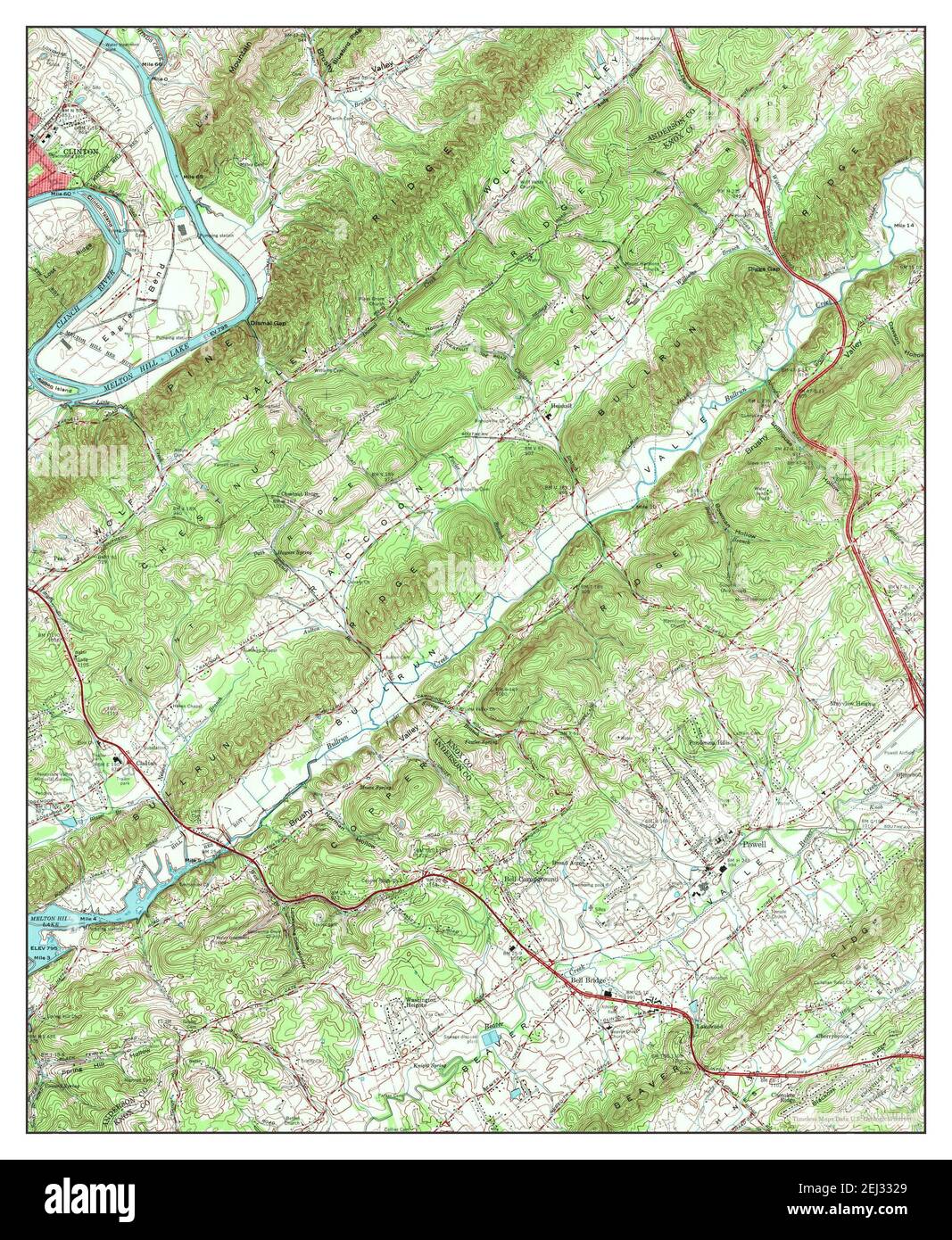 Powell, Tennessee, map 1968, 1:24000, United States of America by ...