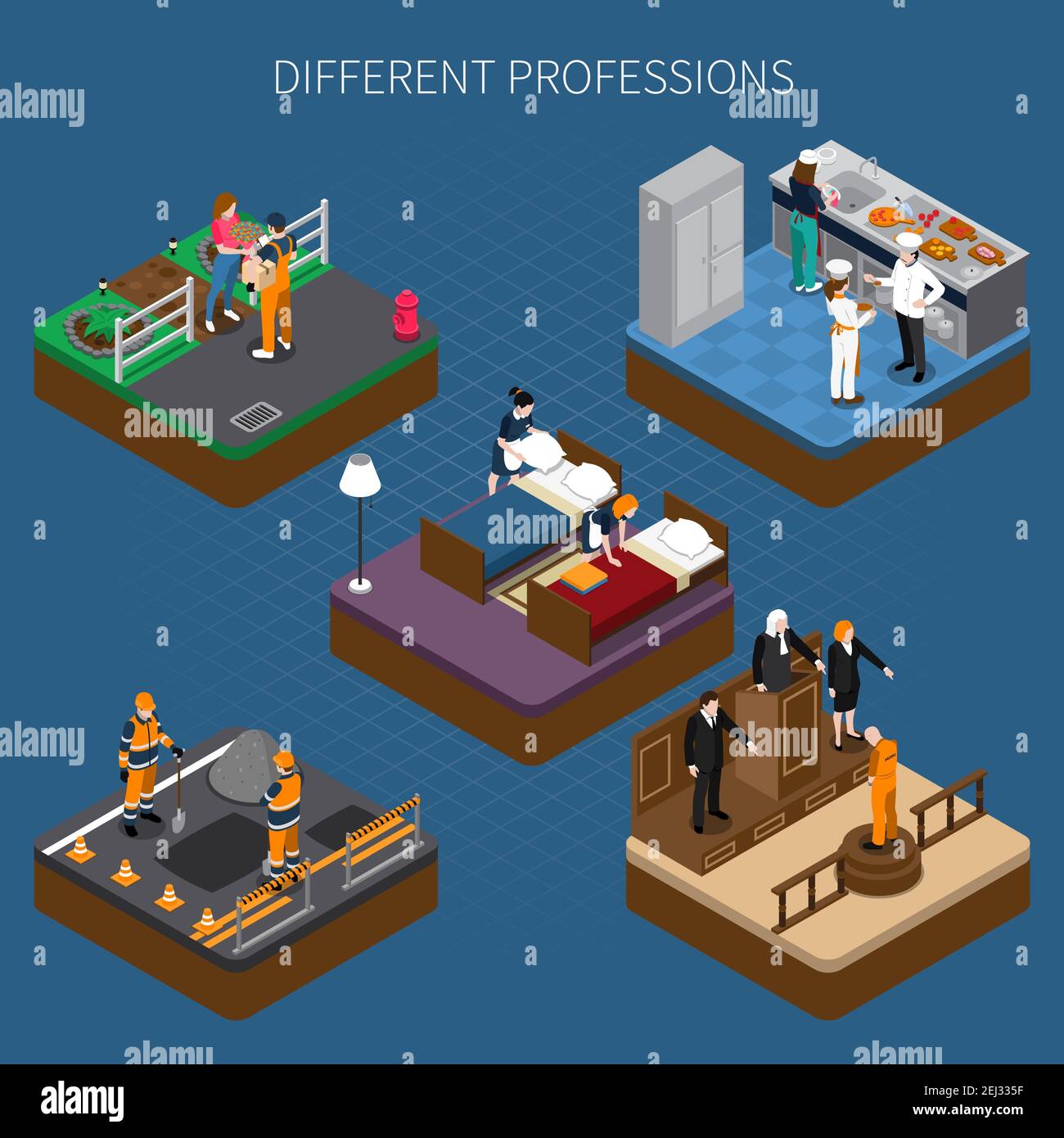 Utility working Stock Vector Images - Alamy