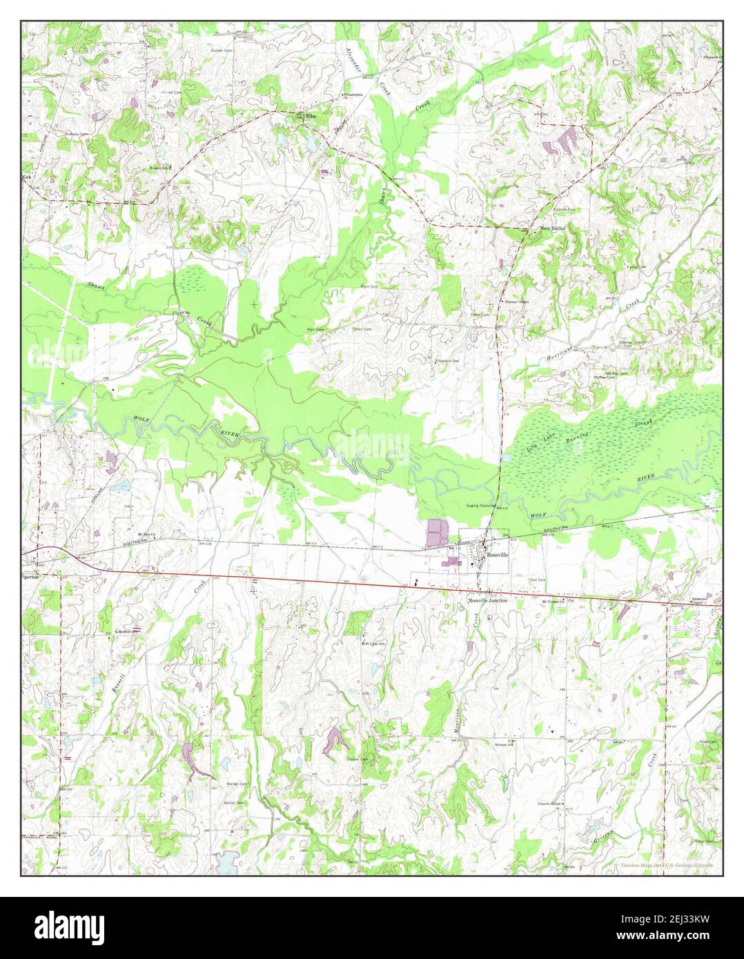 Map of rossville hi-res stock photography and images - Alamy